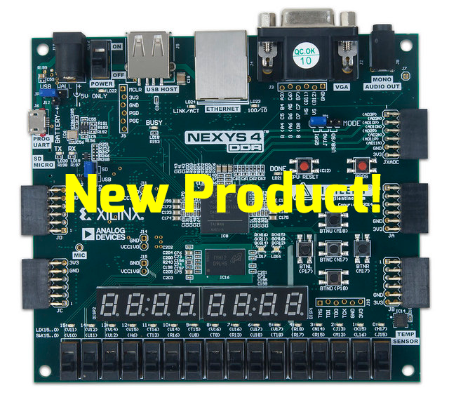 New Product– the Nexys 4 DDR – Digilent Blog