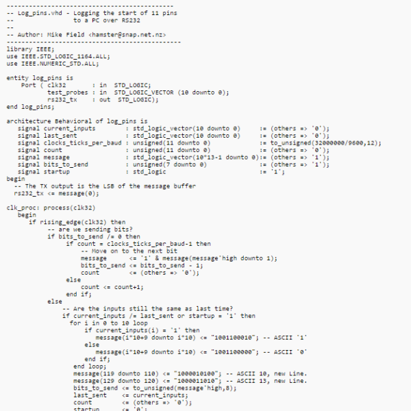 Logging Fpga Pins On A Host Pc Digilent Blog 