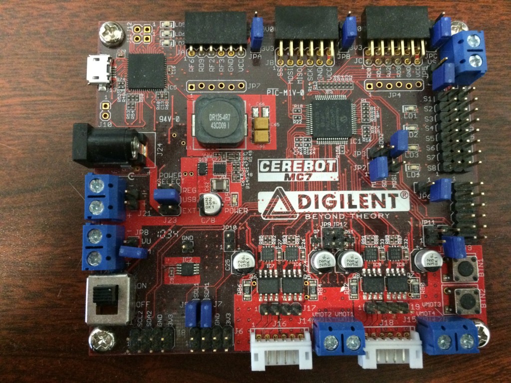 Throwback Thursday: The Original Cerebot Line – Digilent Blog