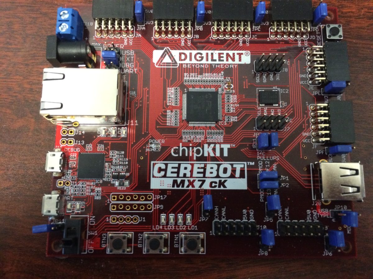 Throwback Thursday: The Original Cerebot Line – Digilent Blog
