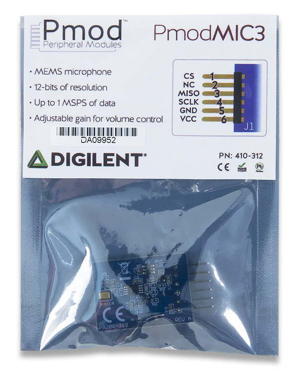 PmodMIC3 back – Digilent Blog