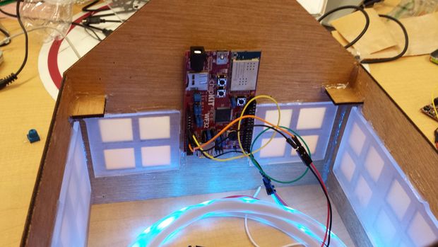 Projects from the Hardware Hackathon: A Color-Changing Model House ...