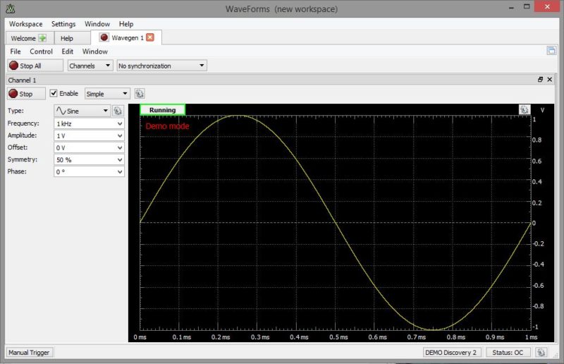 Try Out WaveForms 2015 with Demo Mode – Digilent Blog