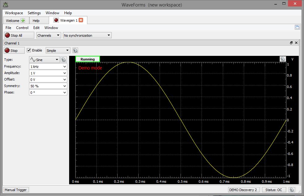 Try Out WaveForms 2015 with Demo Mode – Digilent Blog