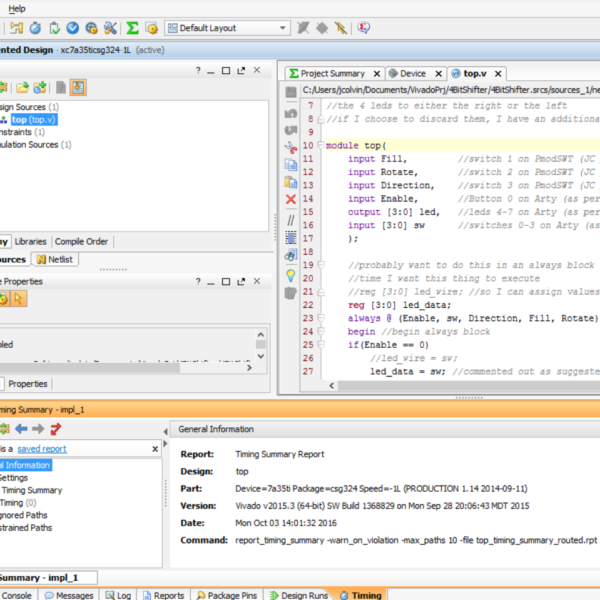 Creating And Programming Our First Fpga Project Part 1 Getting Digilent Blog