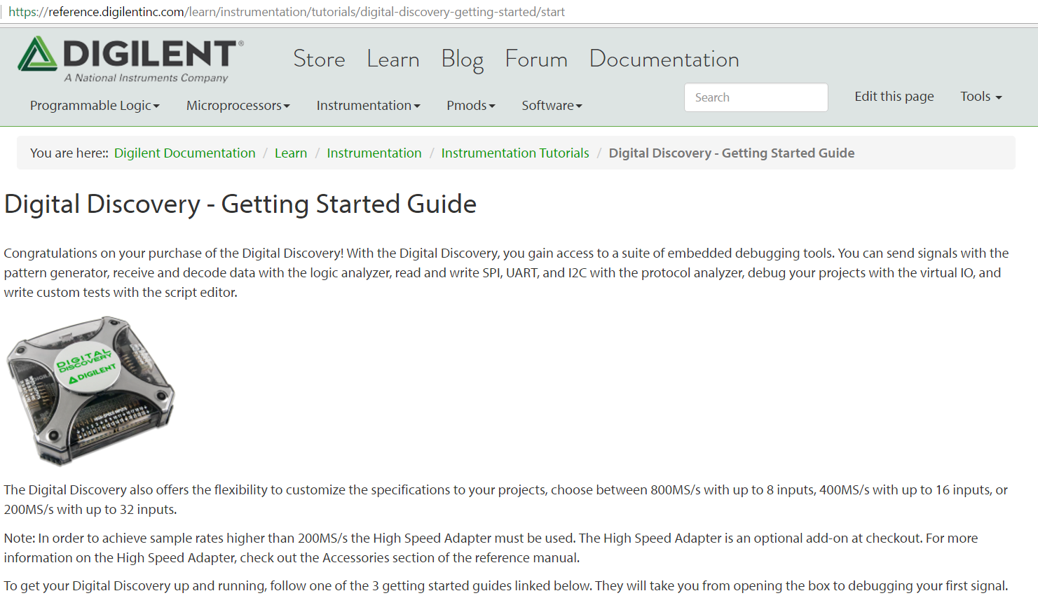 Getting Started with Instrumentation – Digilent Blog