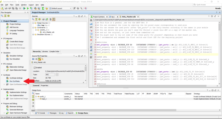 Creating and Programming our First FPGA Project Part 4 – Digilent Blog