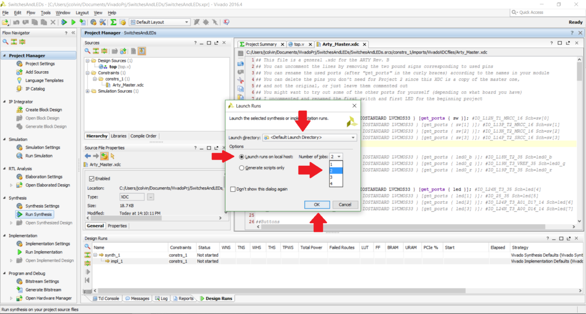 Creating And Programming Our First Fpga Project Part 4 Digilent Blog