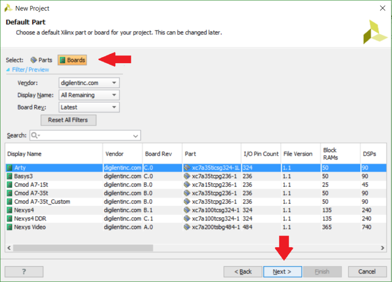 Creating And Programming Our First Fpga Project Part 2 Initial Project Creation Digilent Blog 1193