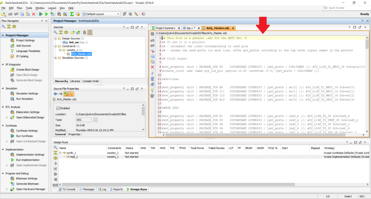 Creating And Programming Our First Fpga Project Part 3 Modifying Digilent Blog 