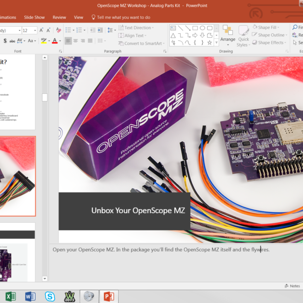 The OpenScope MZ MakerSpace Workshop – Digilent Blog
