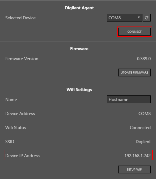 Set Up Wifi On The Openscope Mz Digilent Blog