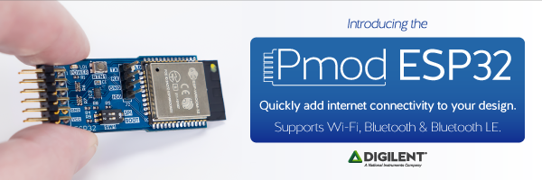 Need IoT? Check out the Pmod ESP32 ! – Digilent Blog