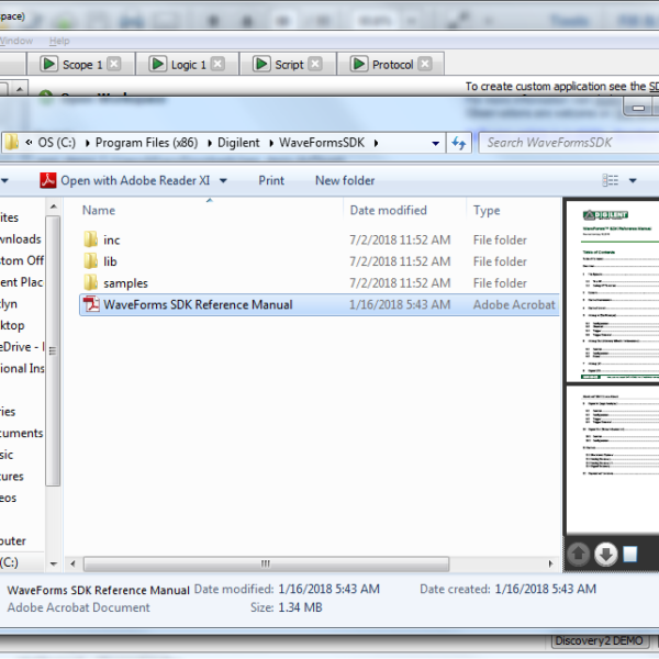 Get the Most Out of WaveForms with the Software Development Kit ...