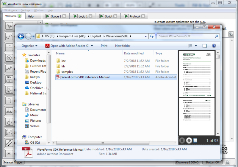 Get the Most Out of WaveForms with the Software Development Kit ...