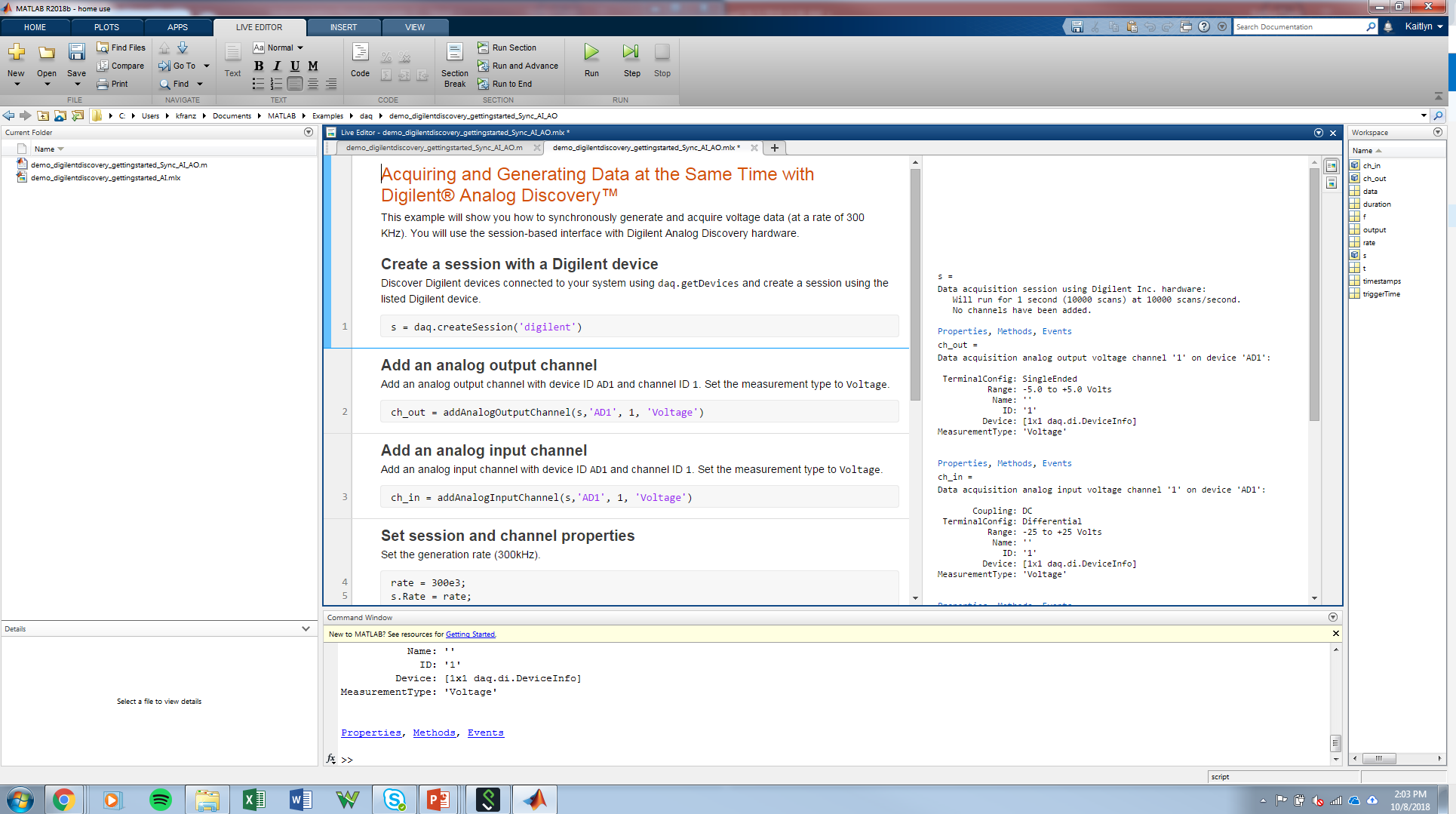 More With MATLAB And The Analog Discovery 2 – Digilent Blog
