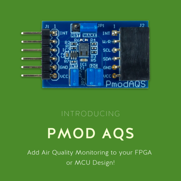 Introducing the Pmod AQS… A New Air Quality Sensor – Digilent Blog