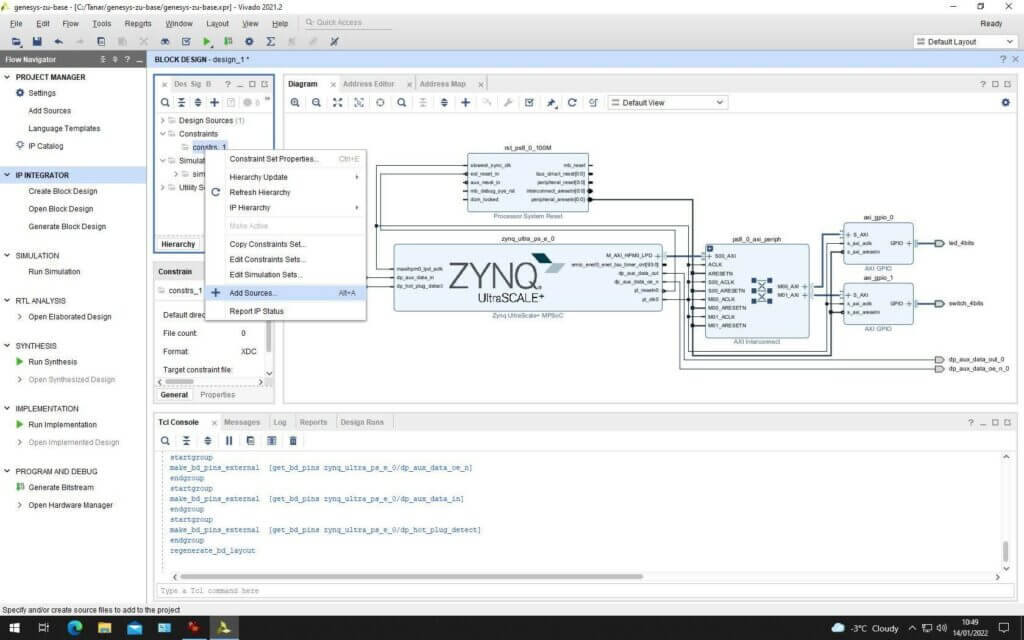Building an Arch Linux-Based Project on the Genesys ZU-5EV – Digilent Blog