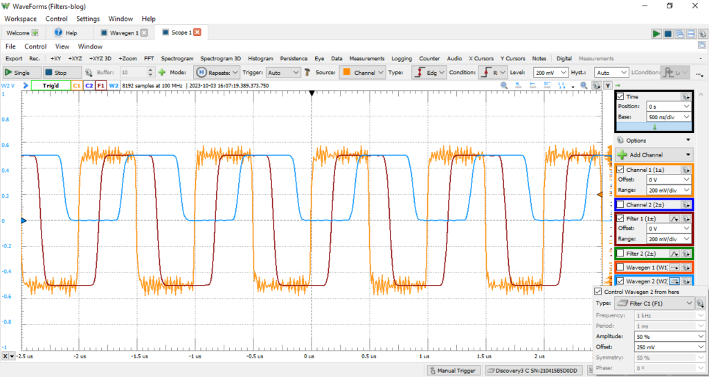 Analog Input Filters Reducing Noise In Acquired Analog Signals Digilent Blog