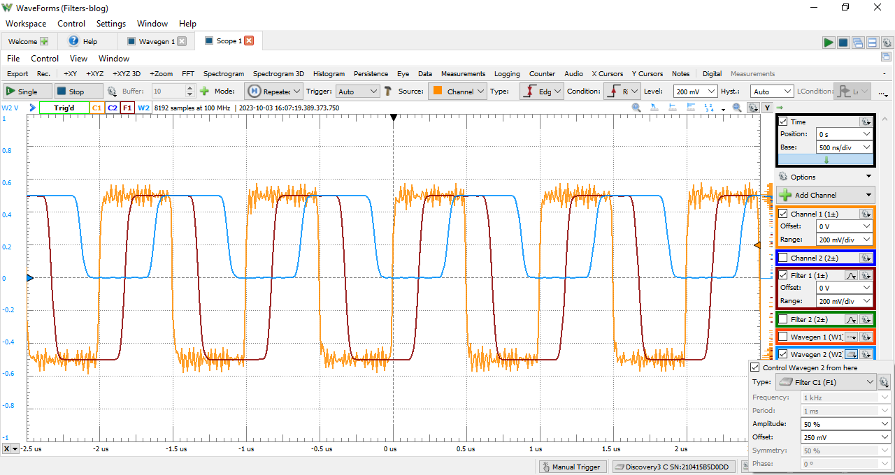 Analog Input Filters Reducing Noise In Acquired Analog Signals Digilent Blog