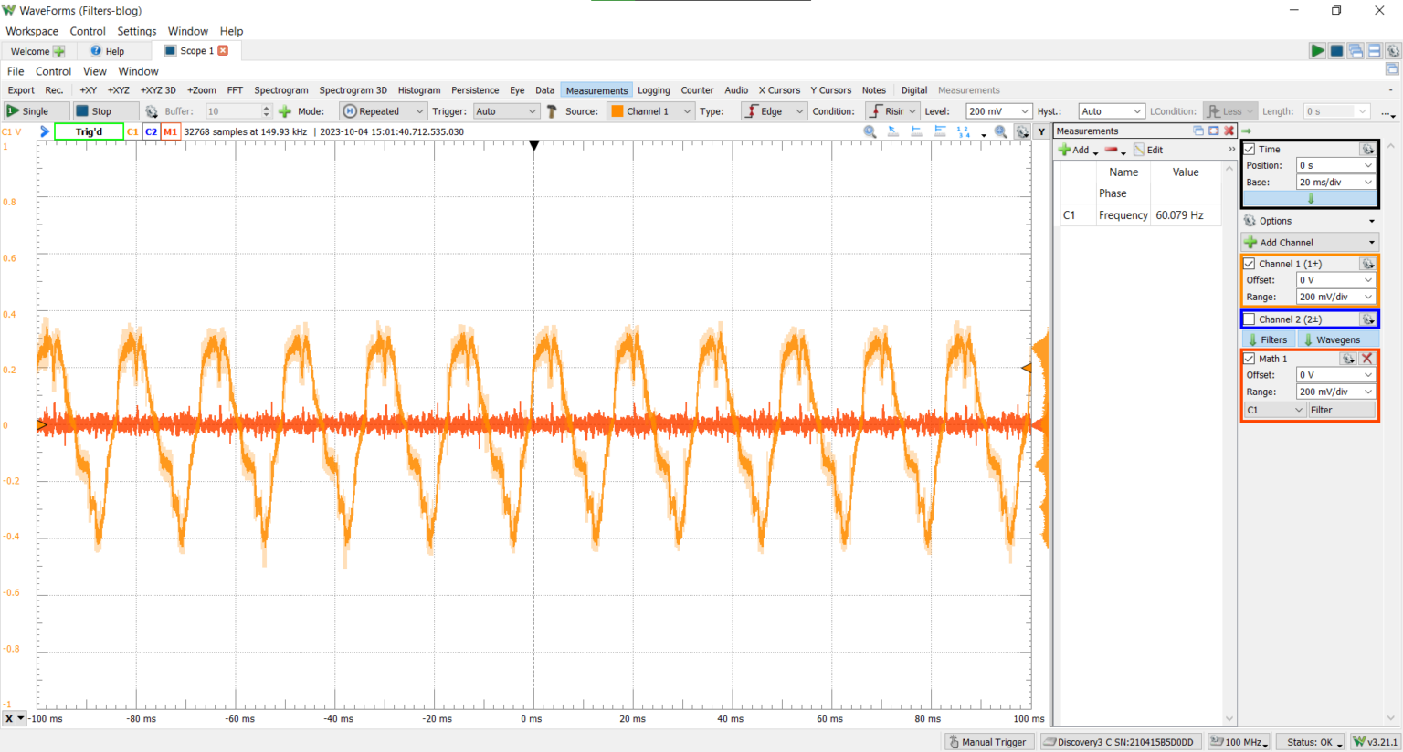 Analog Input Filters – Reducing Noise in Acquired Analog Signals – Digilent Blog
