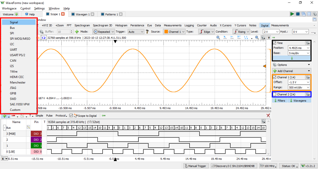 Scope To Digital Interpreting Analog Input Signals As Digital Signals