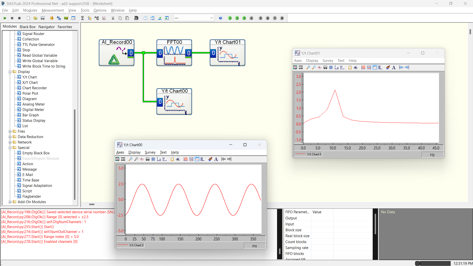 DASYLab and Analog Discovery: A New Option for Code-Free Data Acquisition – Digilent Blog