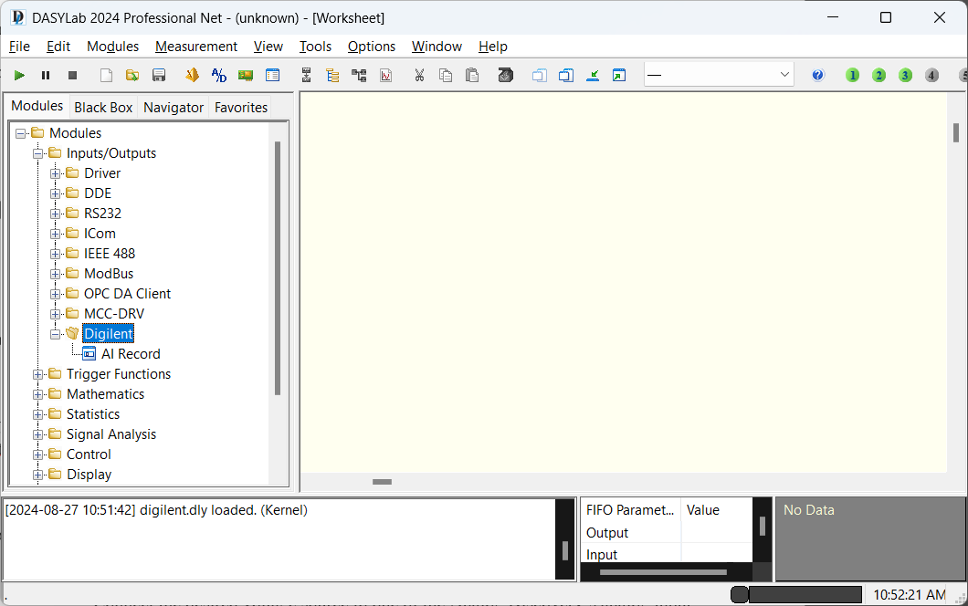 DASYLab and Analog Discovery: A New Option for Code-Free Data ...