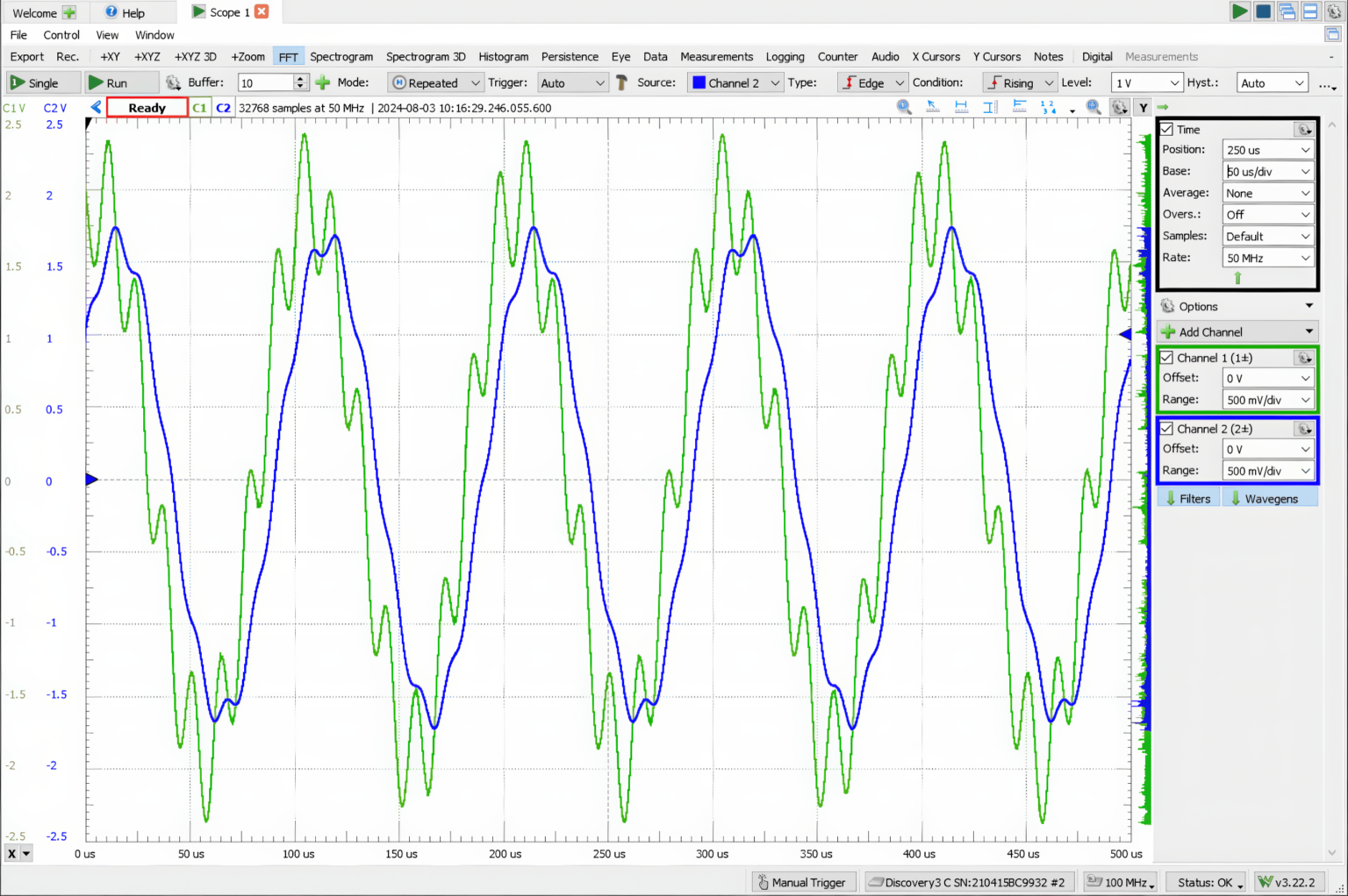 Verifying Multisim Live Simulations with the Analog Discovery 3 – Digilent Blog