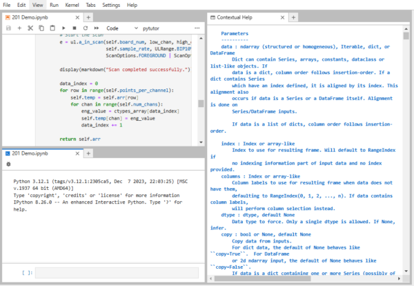 JupyterLab Tutorial: Data Acquisition with USB-201 & Python – Digilent Blog