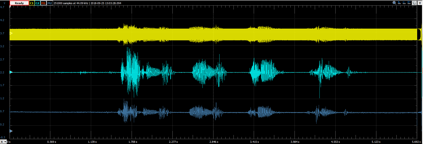 uncompressed audio test